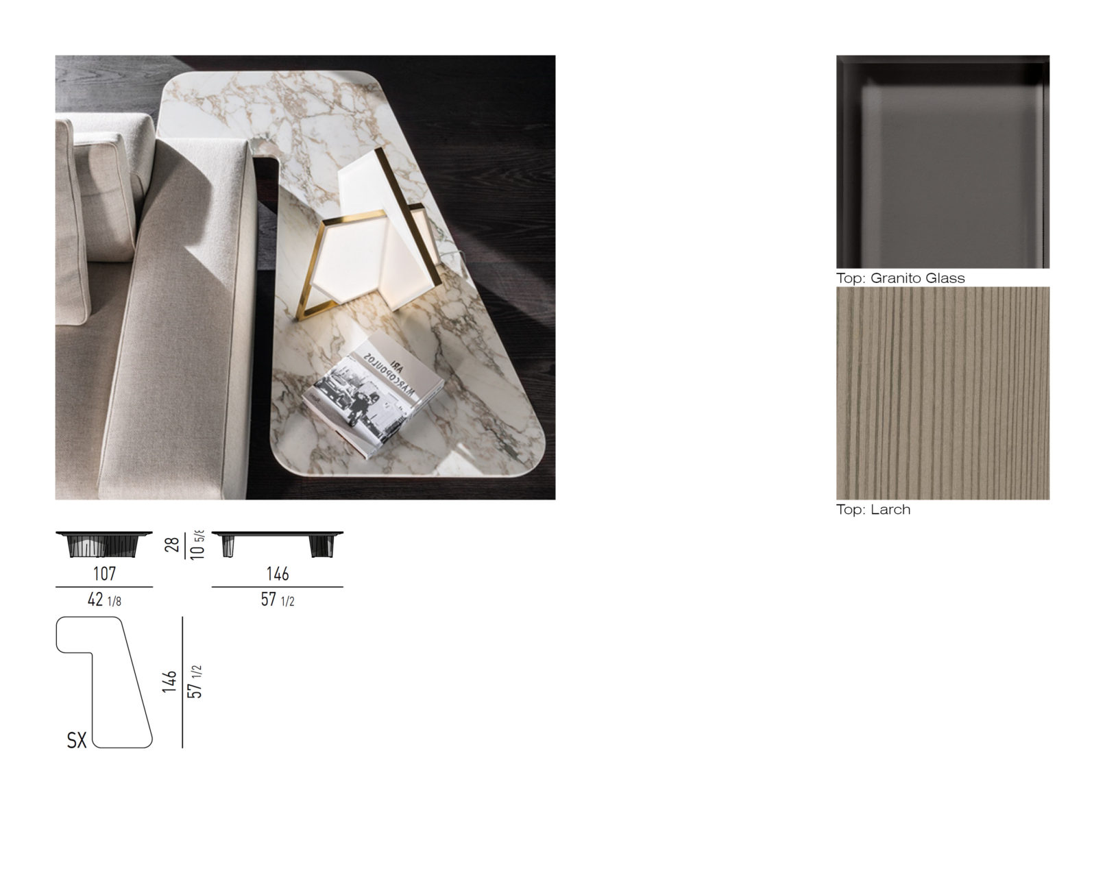 Song SX – Coffee Table – Minotti Los Angeles